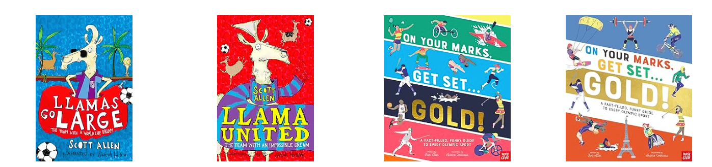 How to buy books written by children's author Scott Allen